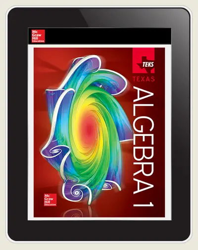 Texas Algebra 1, eStudent Edition, 7 year subscription