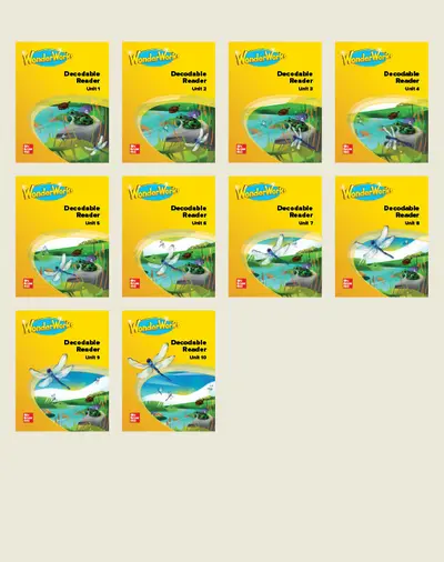 WonderWorks Grade K Decodable Reader Bundle 6 copies