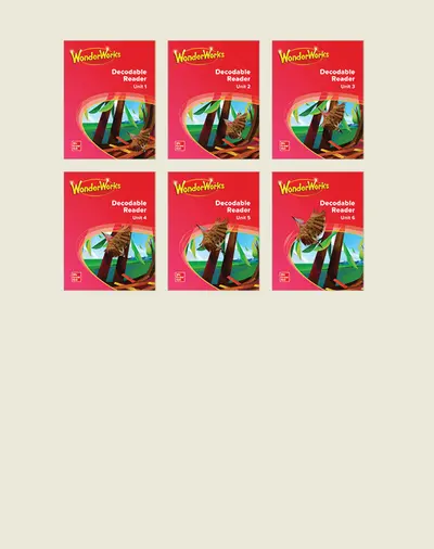 WonderWorks Grade 1 Decodable Reader 6 copies