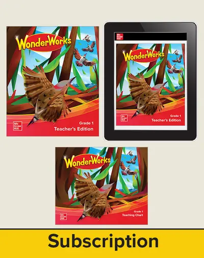 WonderWorks Grade 1 Classroom Bundle with 6 Year Subscription