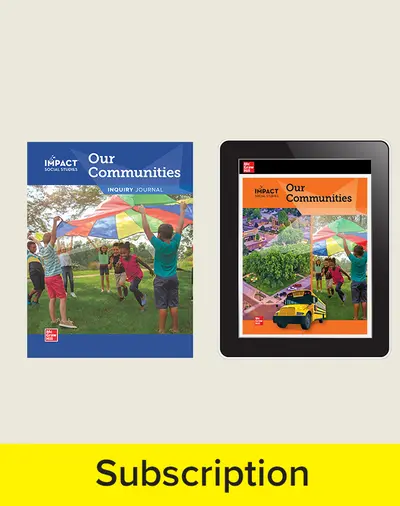 IMPACT Social Studies, Our Communities, Grade 3, Inquiry Print ...