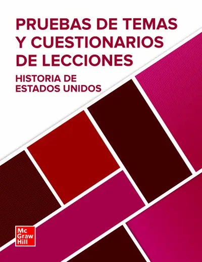 United States History, Spanish Topic Tests and Lesson Quizzes