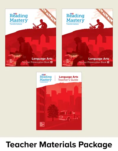 Reading Mastery Transformations Grade K, Language Arts Teacher ...