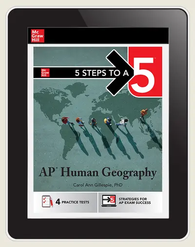 5 Steps to a 5: AP Human Geography, 6 year teacher subscription