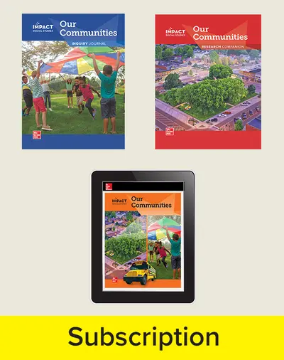 IMPACT Social Studies, Our Communities, Grade 3, Foundational Print ...