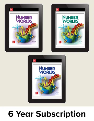 Number Worlds, Levels H-J Teacher Select digital, 6-year subscription