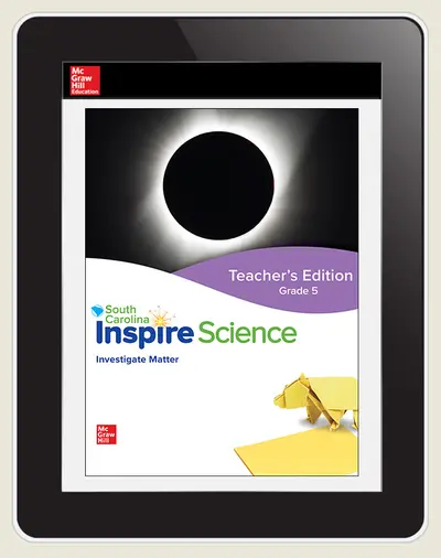 CUS SC Inspire Science: Grade 5, Online Teacher Center, 6-Year Subscription