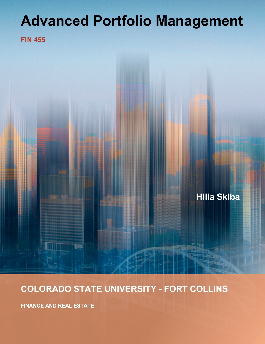 Advanced Portfolio Management Advanced Portfolio Management